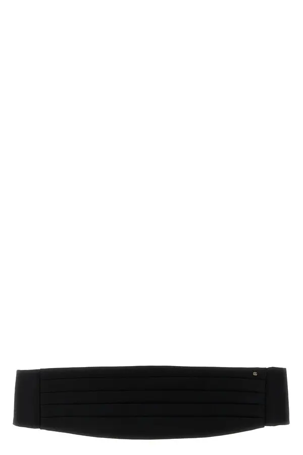 Gucci Double G' Cummerbund - Black