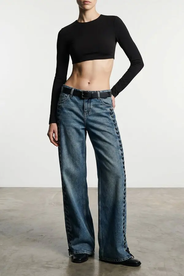 Stella McCartney Jeans With Side Lacing