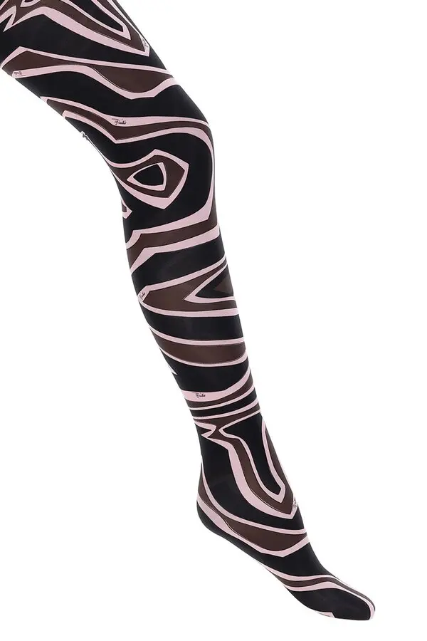 Emilio Pucci Labirinto" Print Tights