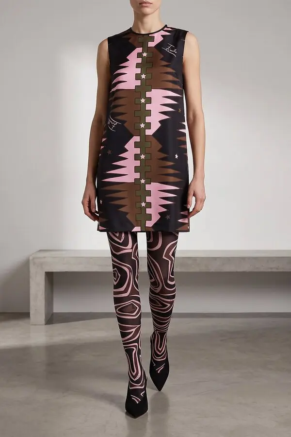 Emilio Pucci Labirinto" Print Tights