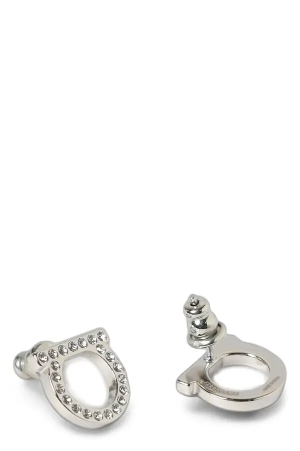 FERRAGAMO Gancini Crystals Earrings