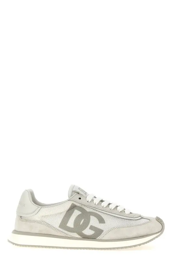 Dolce & Gabbana Low-top Sneakers With Maxi Dg Logo