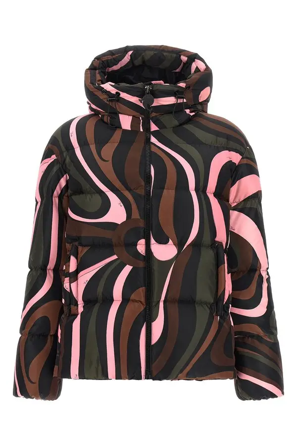Emilio Pucci Color 'marmo' Puffer Jacket