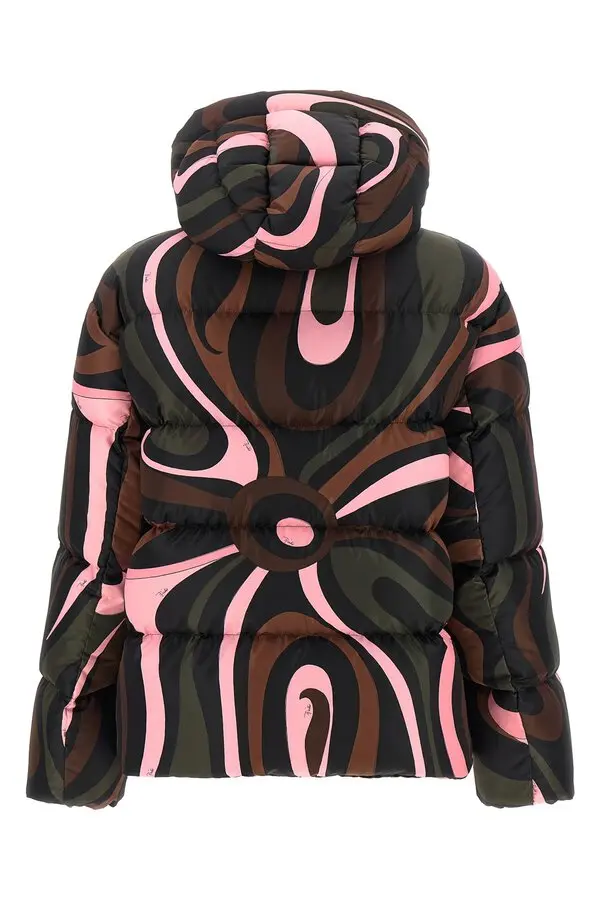 Emilio Pucci Color 'marmo' Puffer Jacket