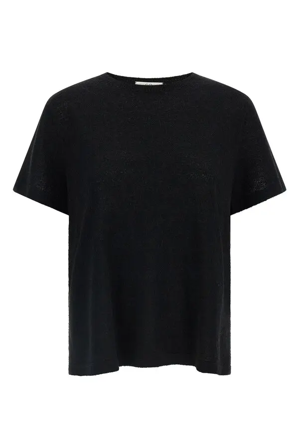 Co Silk-linen Knit Top