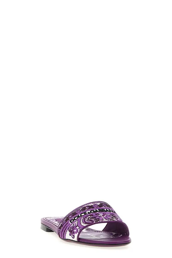 Dolce & Gabbana Flat Sandal 'flat Slides