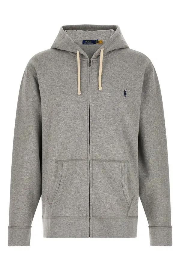 Polo Ralph Lauren Zip-up Hoodie With Embroidered Logo