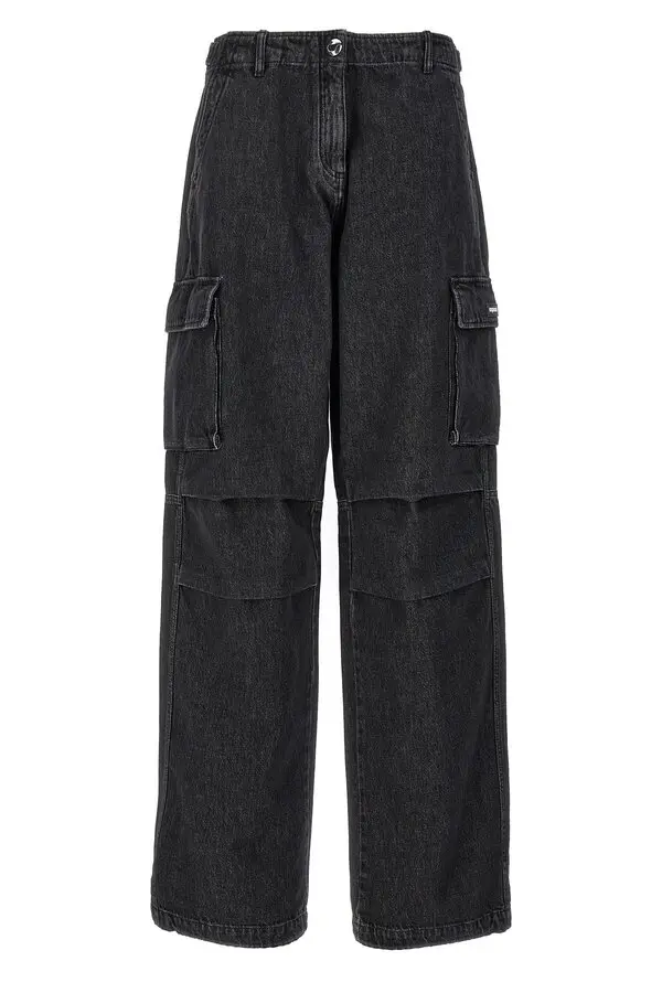 Coperni Denim Wide Leg Cargo' Jeans