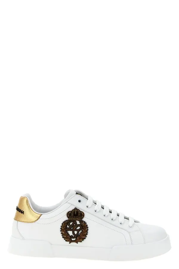 Dolce & Gabbana Portofino' Sneakers - Gold