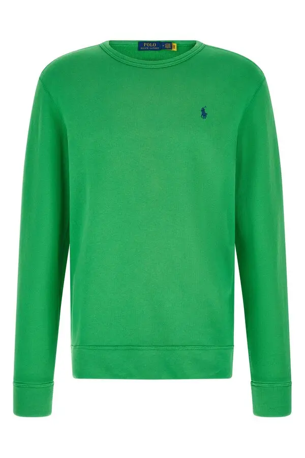 Polo Ralph Lauren Sweatshirt With Embroidered Logo - Green