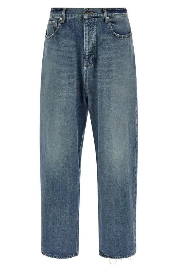 Balenciaga Distressed Baggy Jeans