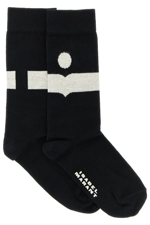 Isabel Marant Étoile Socks With Intarsia Logo