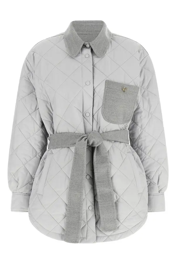 Fabiana Filippi Hybrid Overshirt - Gray