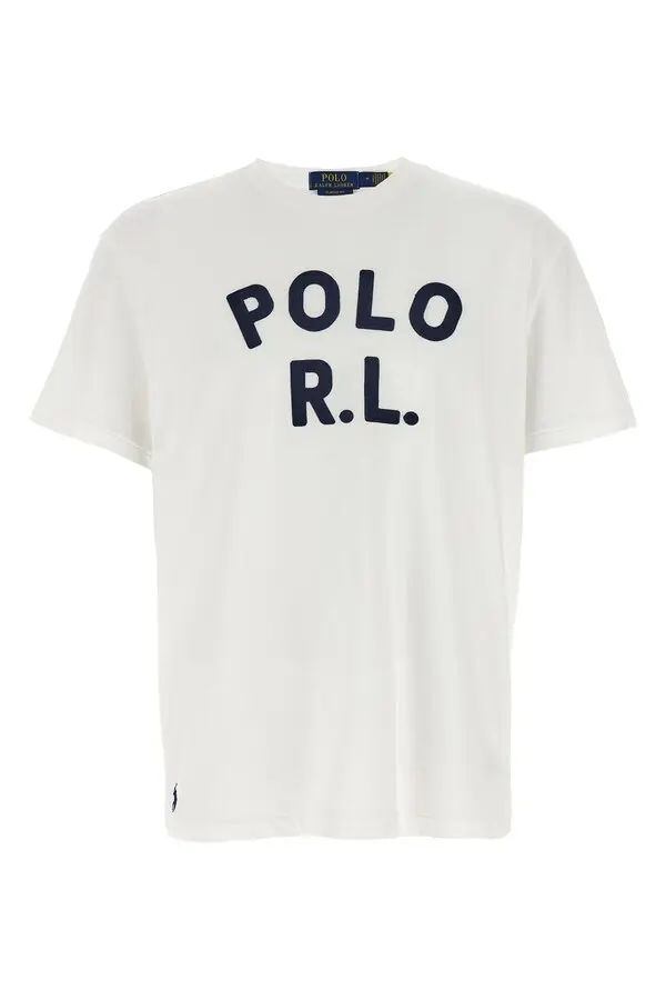 Polo Ralph Lauren T-shirt With Front Lettering - Blue