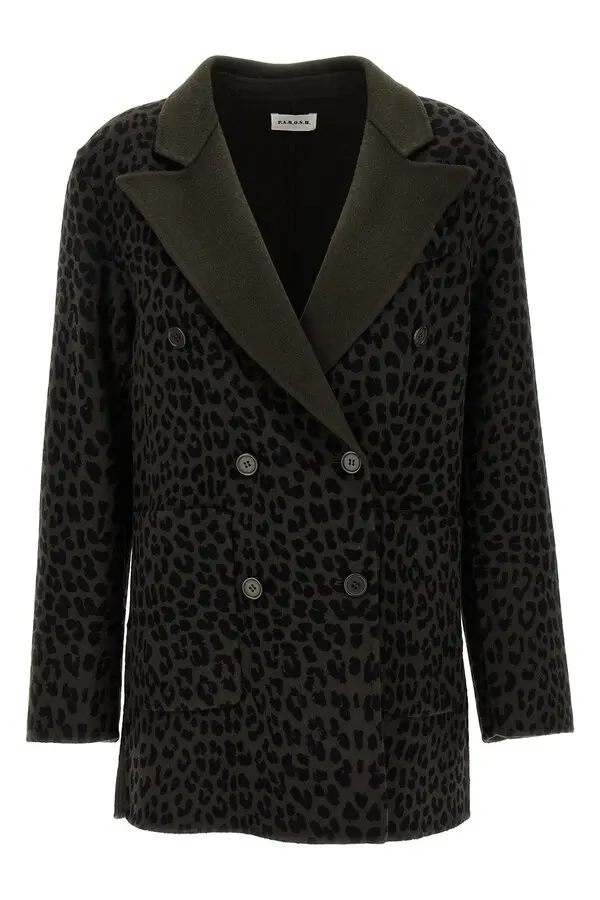 P.a.r.o.s.h P. A.r. O.s. H. Cardigan 'double Stampa Leopardo