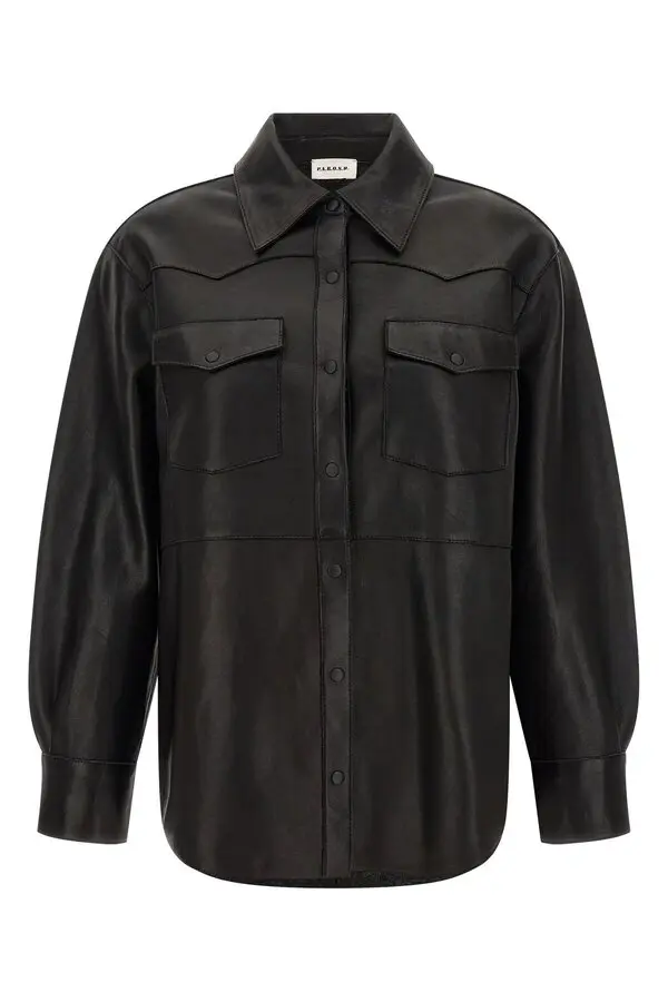 P.a.r.o.s.h P. A.r. O.s. H. Leather Shirt