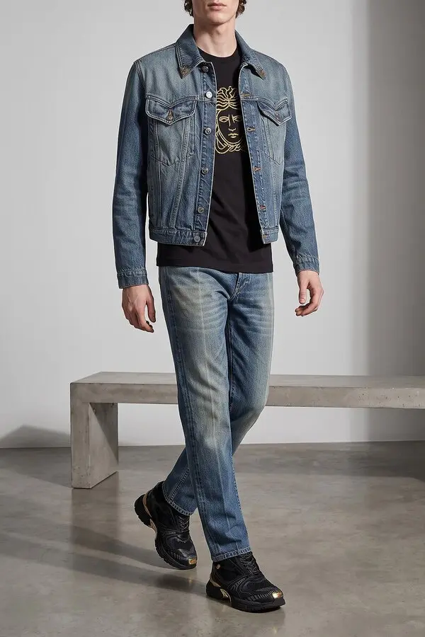 Versace Distressed Jeans