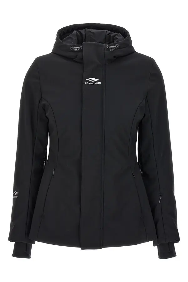 Balenciaga Parka 'ski Hourglass 3b Sports Icon - Black
