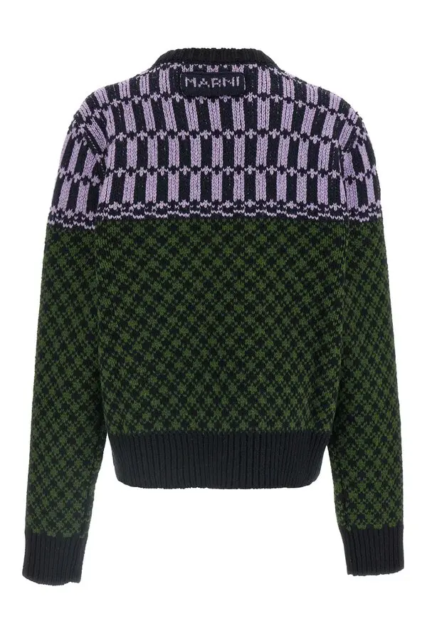 Marni Geometric Knit Sweater