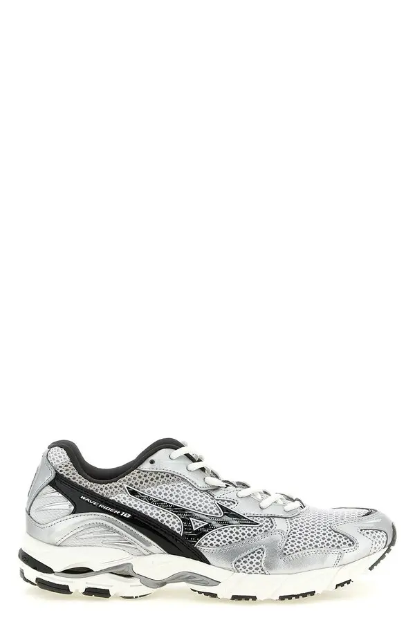 Mizuno Sneaker With Metallic Overlays