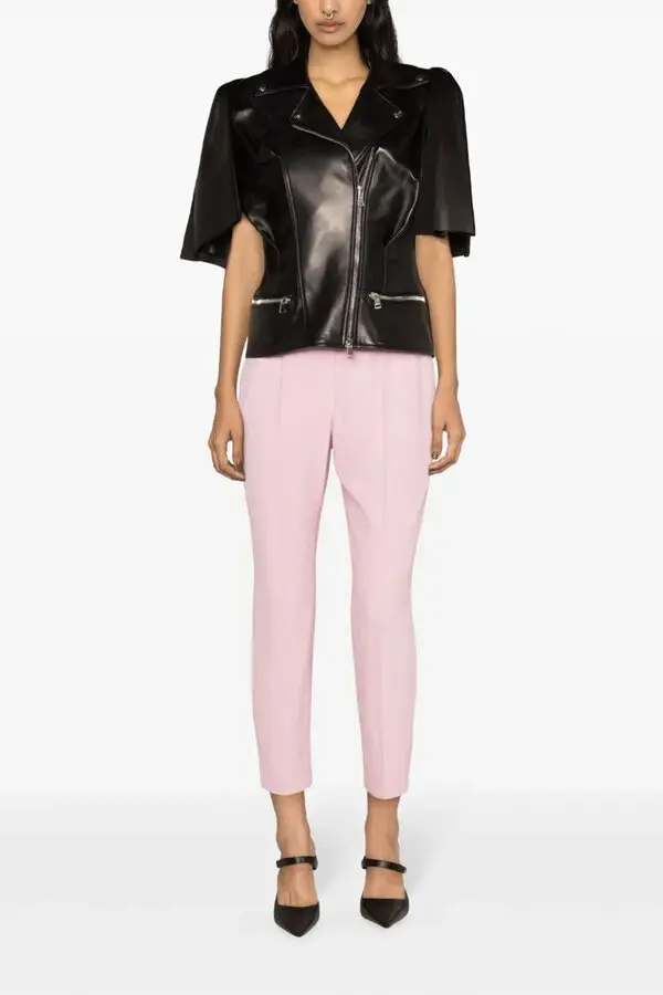 Alexander McQueen Bow Knot Biker' Jacket