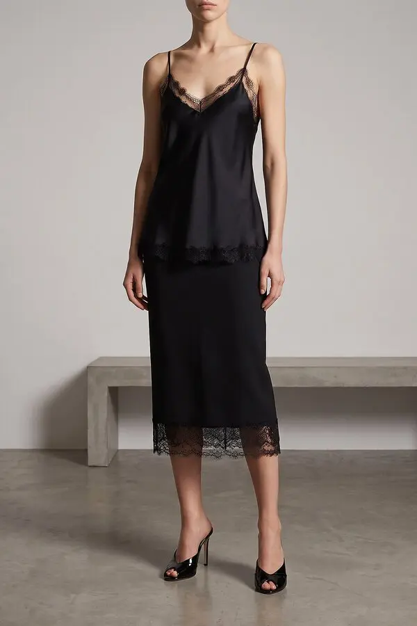 Ermanno Scervino Lace-trim Midi Skirt