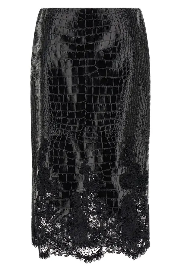 Ermanno Scervino Lace Skirt