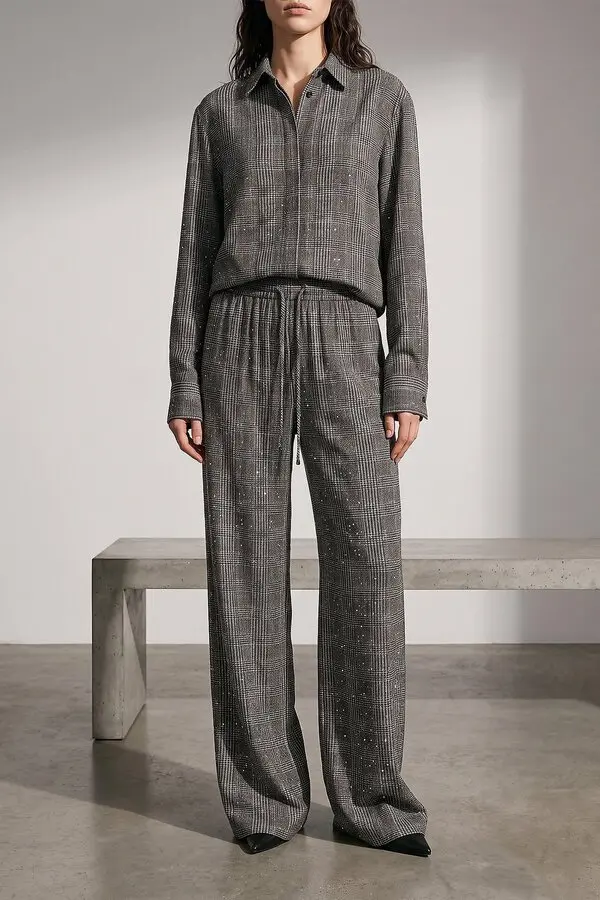 Ermanno Scervino All-over Crystal Trousers
