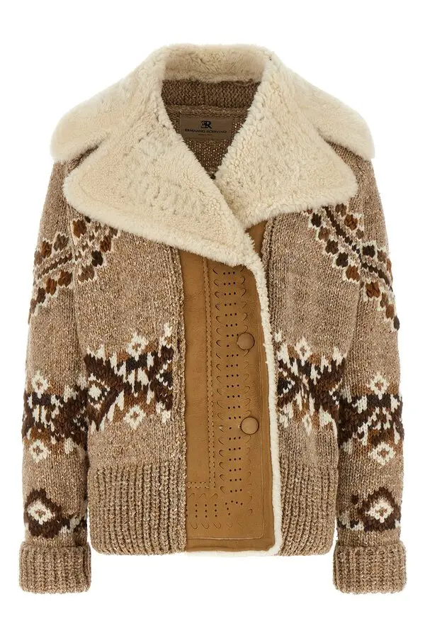 Ermanno Scervino Brogue Detail Knit Jacket