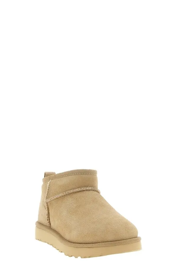 UGG Classic Ultra Mini' Ankle Boot - Beige