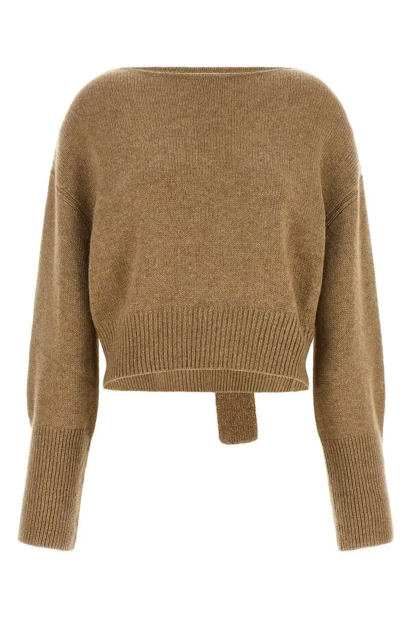 Ermanno Scervino Cashmere Knit With Bow Detail