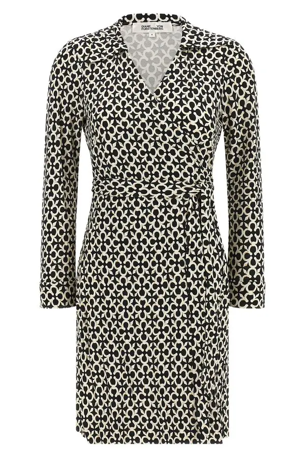 Diane Von Furstenberg The 'jeanne' Wrap Dress - Black