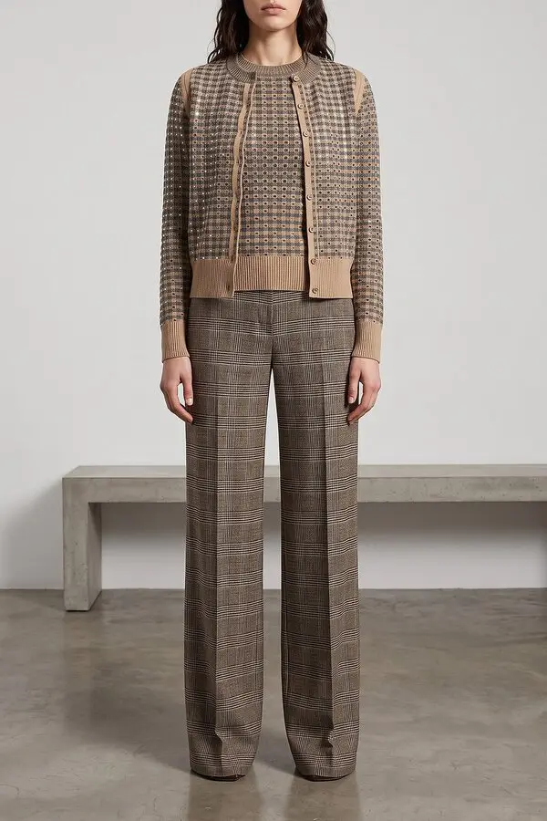 Ermanno Scervino Sartorial Prince Of Wales Trousers