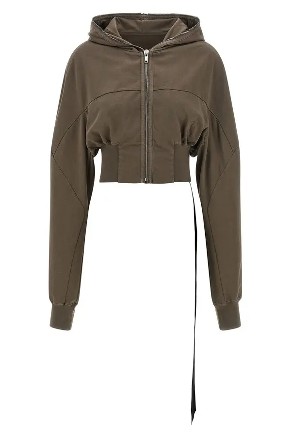 Rick Owens Collage Gimp Hoodie - Gray