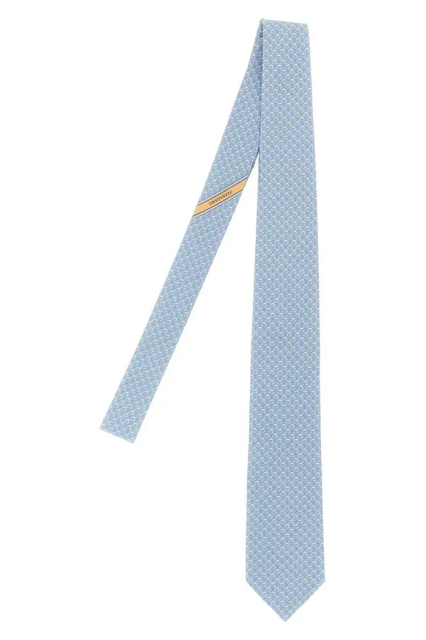 FERRAGAMO The 'intreccio' Silk Tie
