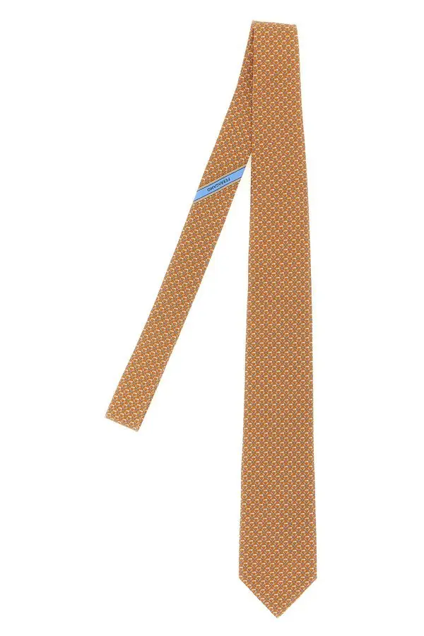 FERRAGAMO The 'intreccio' Silk Tie