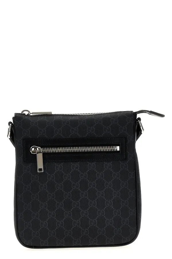 Gucci Small Gg Crossbody Bag - Black