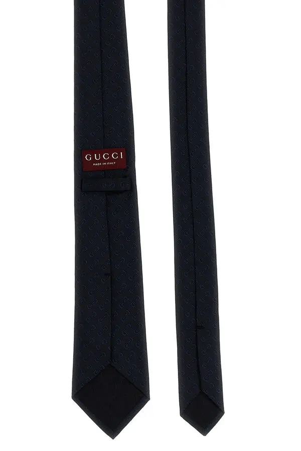 Gucci The Horsebit Silk Jacquard Tie