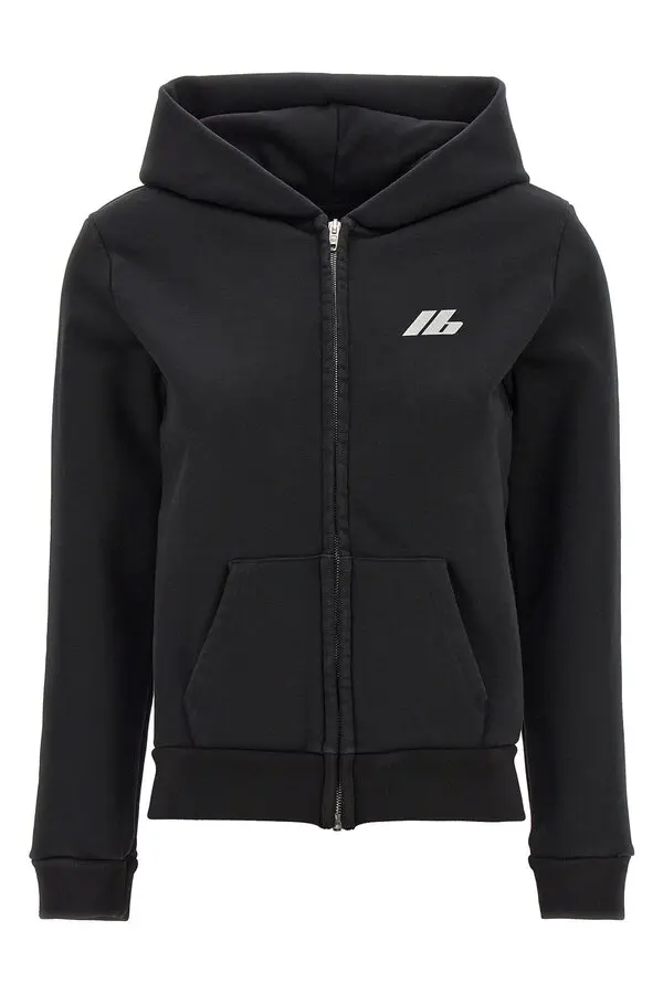Balenciaga Hoodie 'small Zip-up - Black