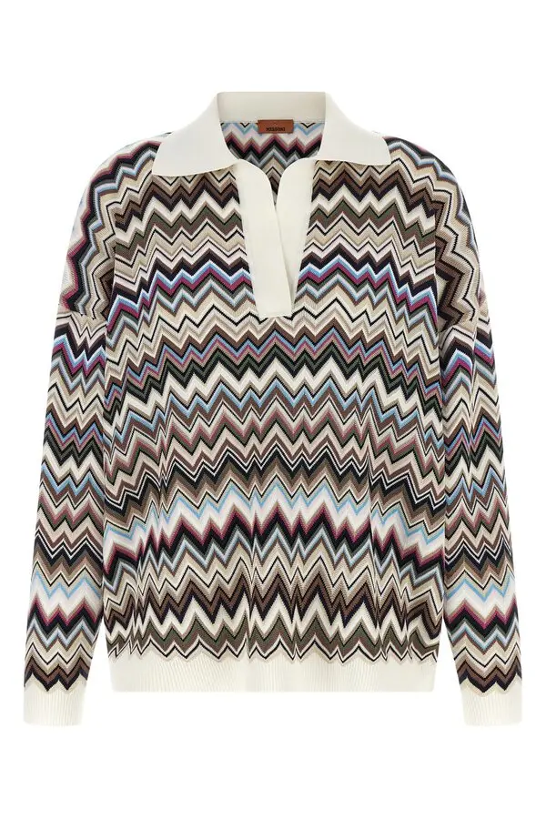 Missoni Zigzag Knit Polo