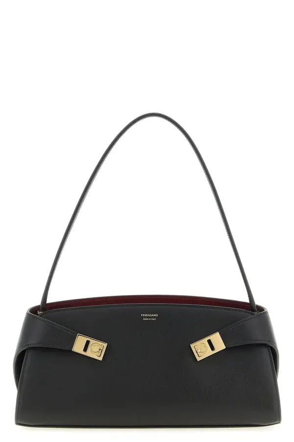 FERRAGAMO Hug East-west Shoulder Bag - Black
