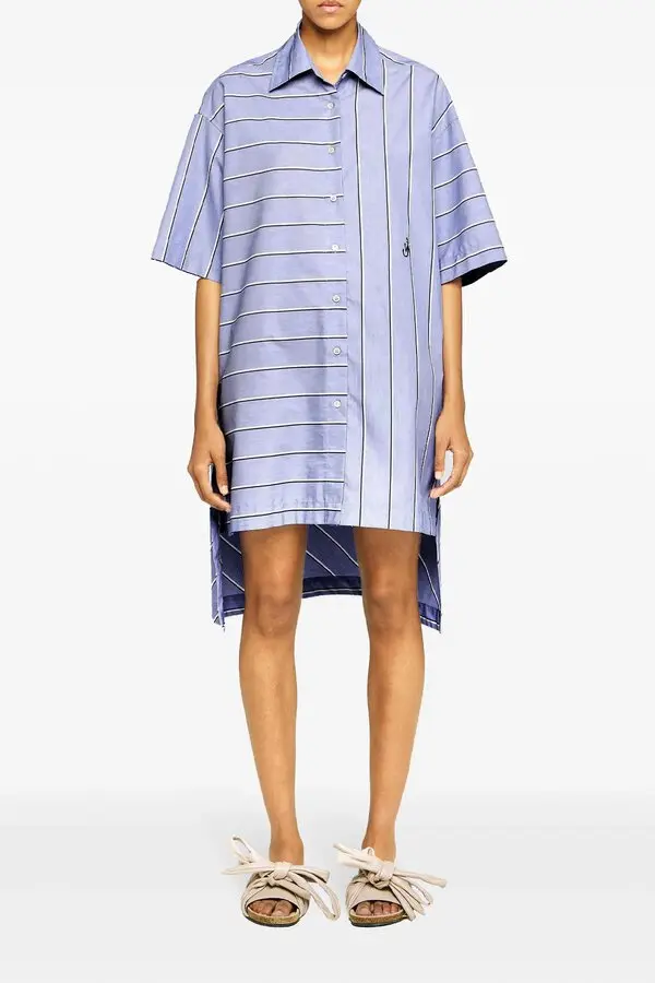 J.W.ANDERSON J. W.anderson Dress 'short Sleeve Step Hem Shirt Dress
