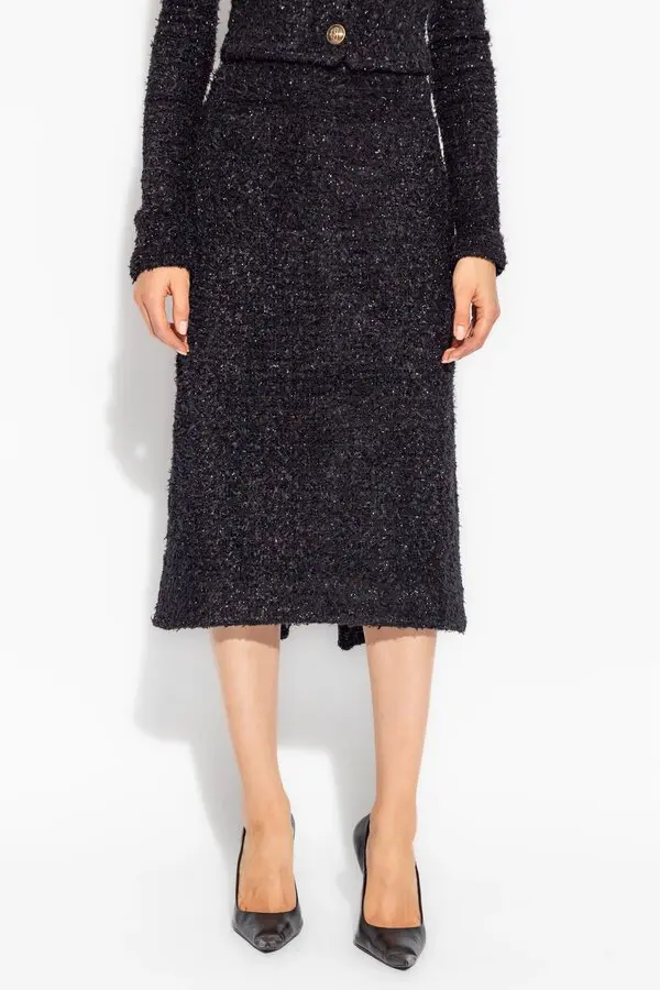Balenciaga Tweed Midi' Skirt