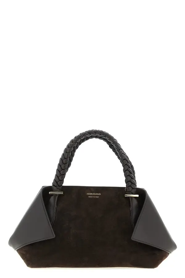 FERRAGAMO Handbag 'scarf Th S - Brown