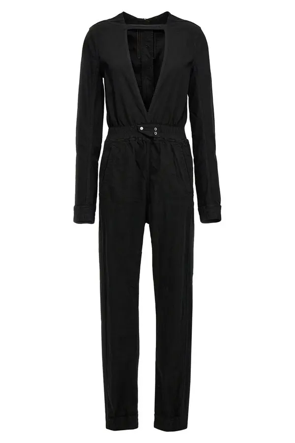 Rick Owens Eclipse Bodybag Jumpsuit - Black