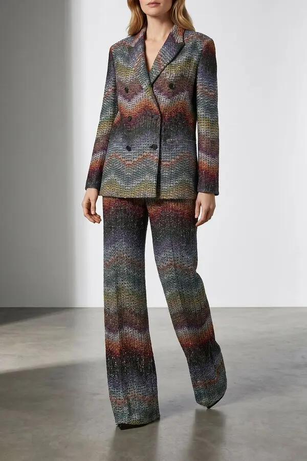 Missoni Zig-zag Lamé Trousers
