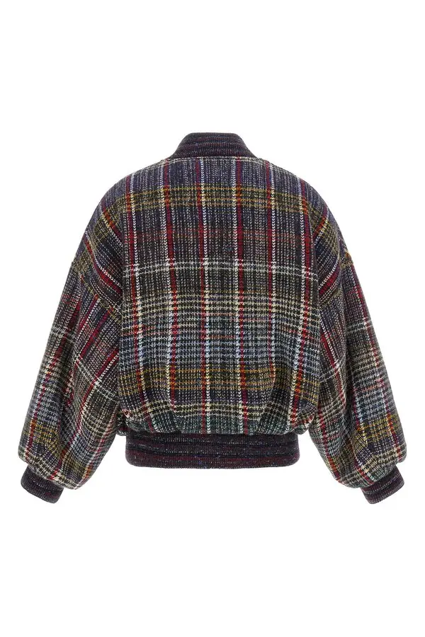 Missoni Check Pattern Bomber Jacket
