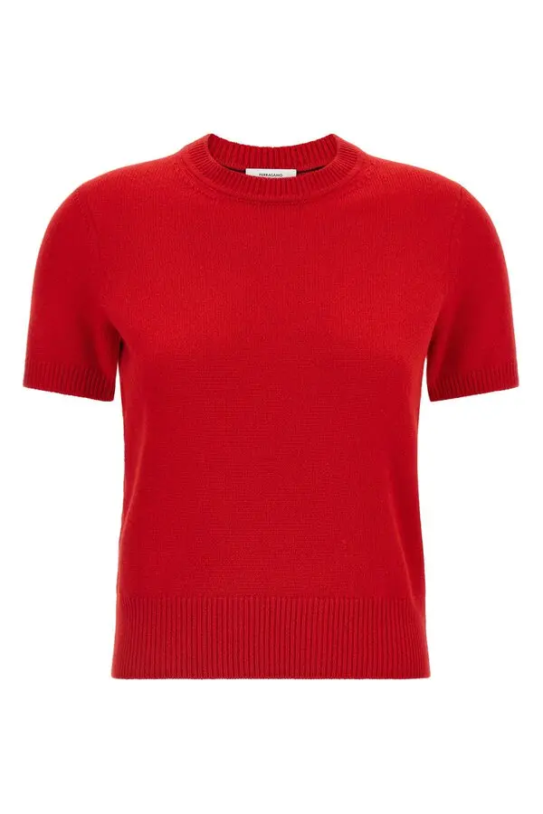 FERRAGAMO Gancini Knit Top