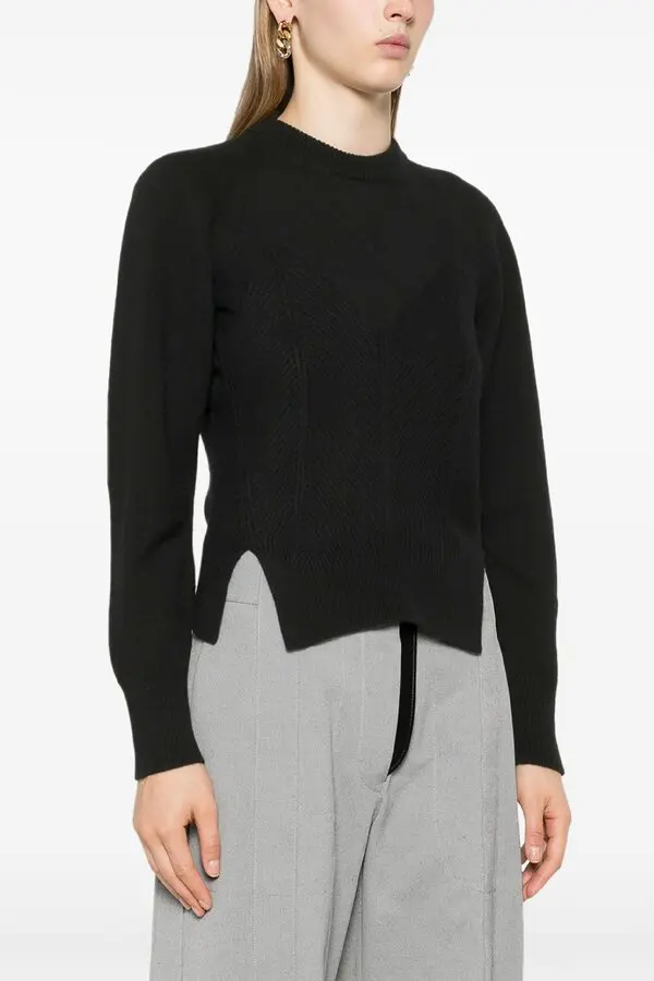 Alexander McQueen Sweater 'chevron Corset