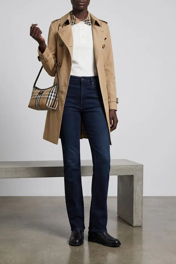 MOTHER Mid-rise Jeans With Logo Detail